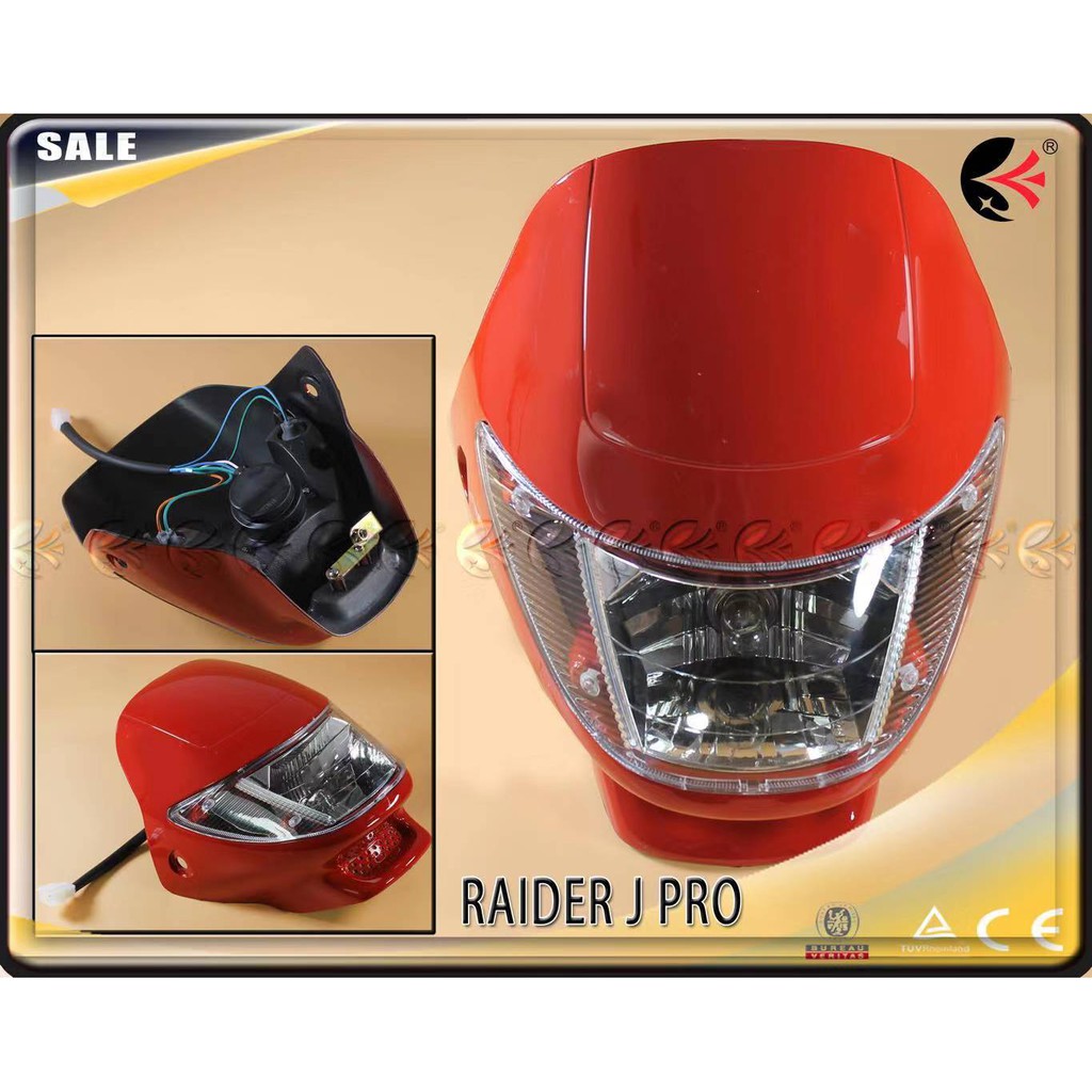 RAIDER J PRO HEADLIGHT MOTORCYCLE COD | Shopee Philippines
