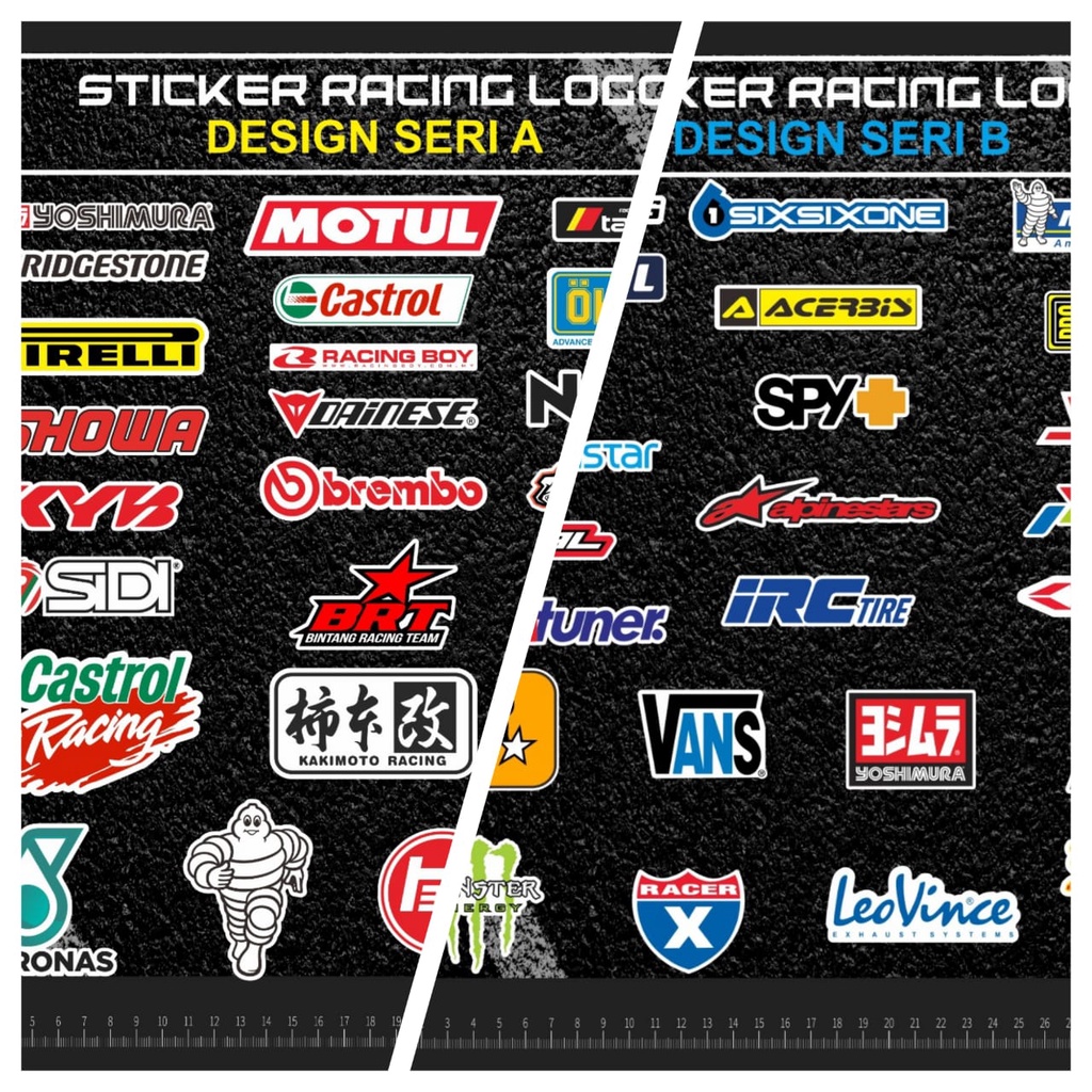 Motorcycle RACING LOGO STICKER | Shopee Philippines