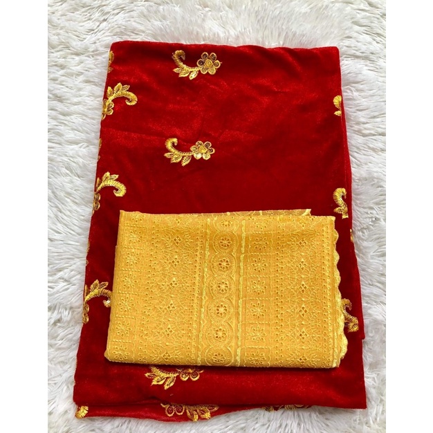 GAMUSA/ VELVET AYLET TERNO SET | Shopee Philippines