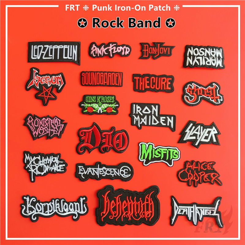 ☸ Rock Band Collection Series 02 - Punk Iron-on Patch ☸ 1Pc DIY Sew on ...