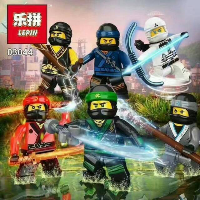 LEGO LEPIN NINJAGO MINIFIGURE 6 IN 1 | Shopee Philippines