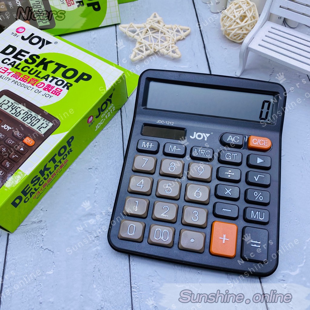 JOY 12 Digits Desktop Calculator | Shopee Philippines
