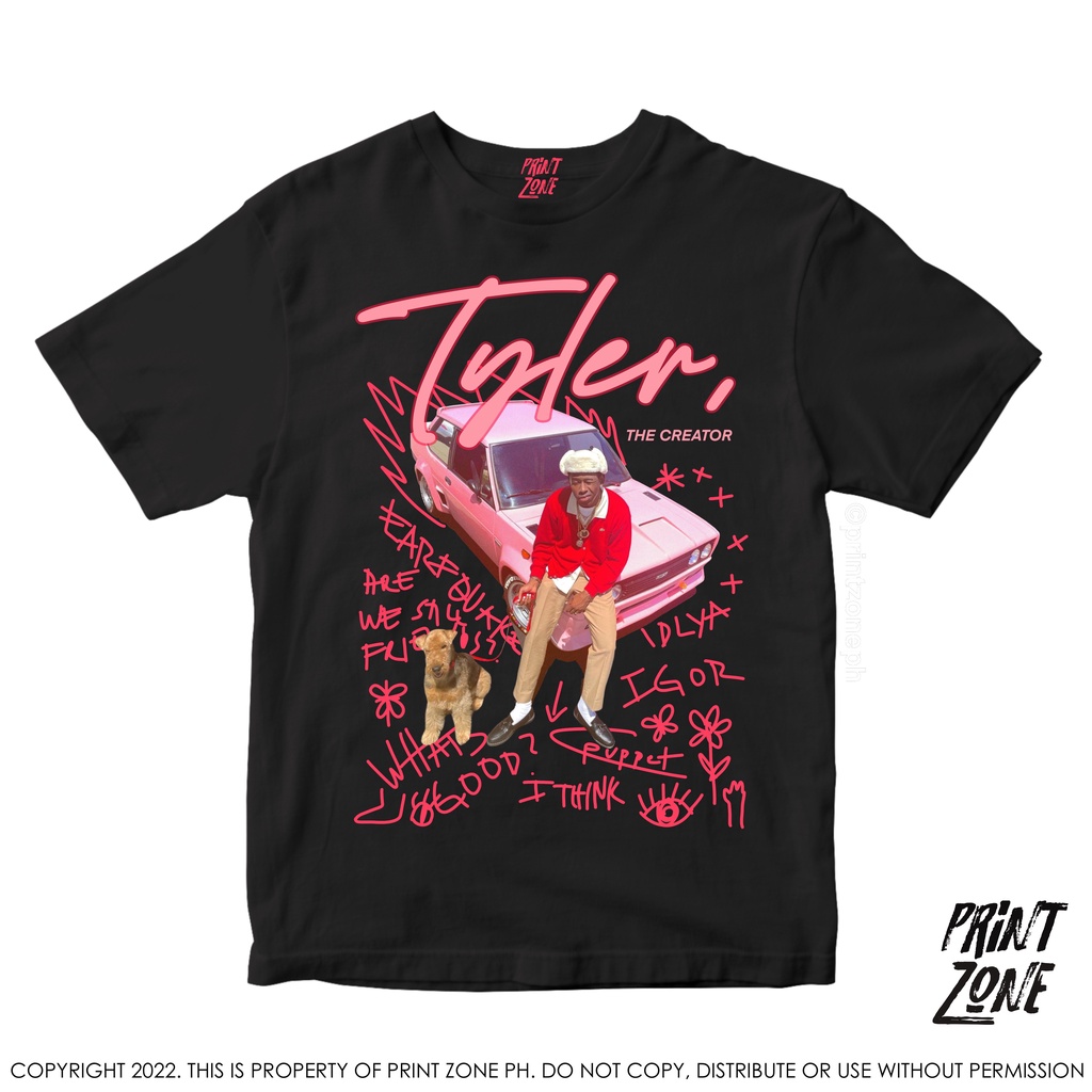 TYLER THE CREATOR - VINTAGE IGOR ALBUM SHIRT.- PRINT ZONE PH | Shopee ...