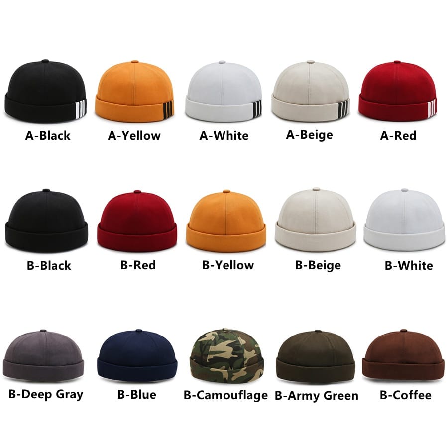 Topiah Kopiah Men Viral MikiHat Songkok Roll Hat Sailor Prayer Casual ...