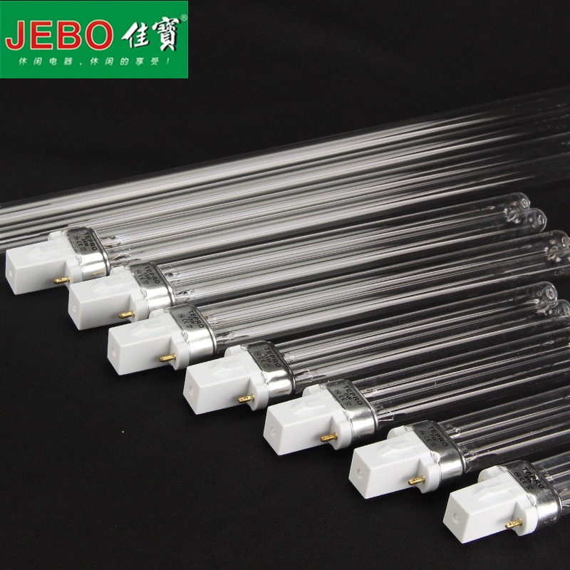 Replace JEBO UV Sterilizer Light Tube Watts 2-pin G23 Base Linear Twin ...