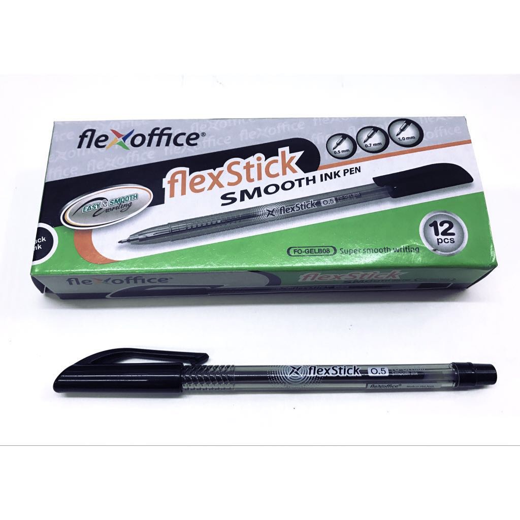 Flex Stick Ballpen 0.5/0.7mm - 12pcs | Shopee Philippines