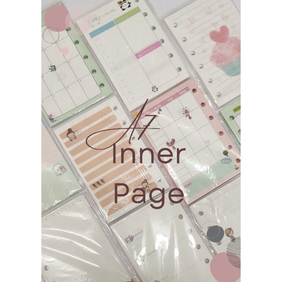 A7 Planner Refill Inner Paper Page计划本A7内页内芯 | Shopee Philippines