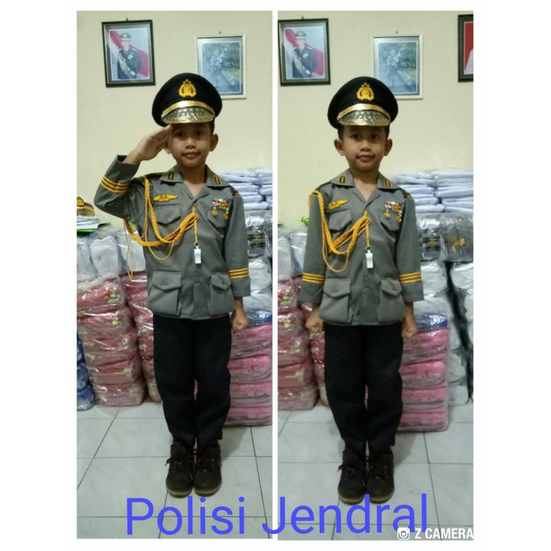 1 set Of Children's Costumes Police Windral Children's Carnival ...