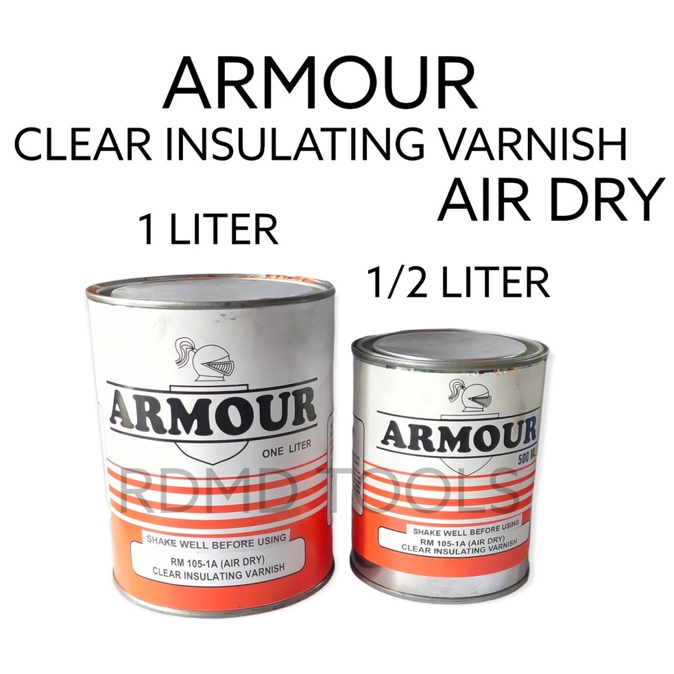 RM 105-1A Armour Clear Insulating Varnish (air dry) 1L,1/2L | Shopee Philippines