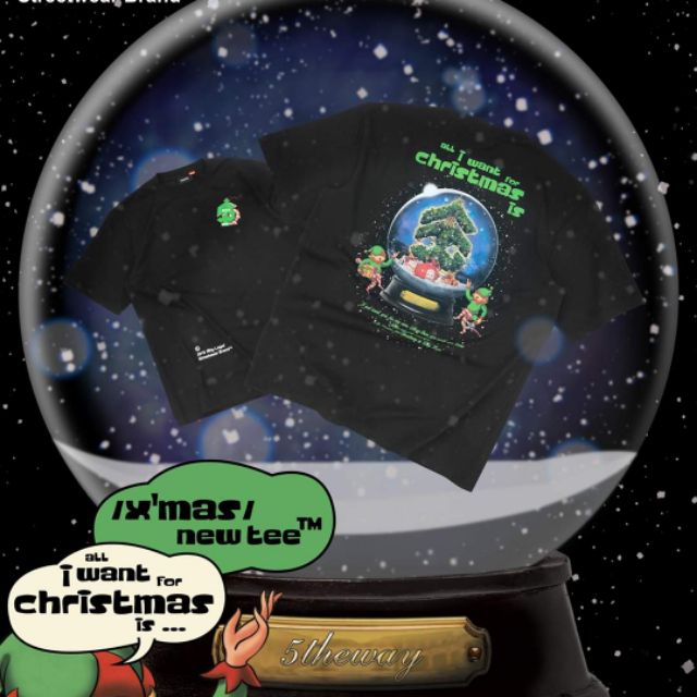 5theway /x'mas/ Christmas anniversary shirt (this is limited product ...