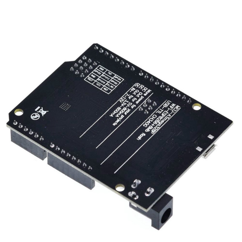 UNO+WiFi R3 ATmega328P+ESP8266 (32Mb memory), USB-TTL CH340G. Compatible for Arduino Uno ...