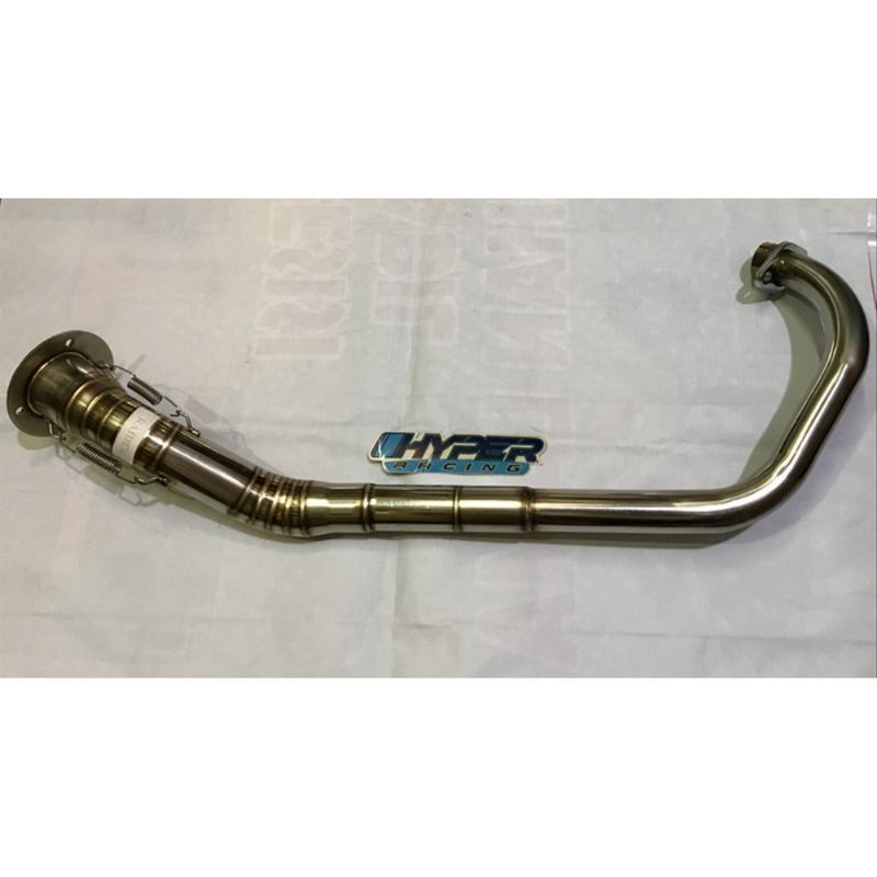 Racing exhaust neck pipe and pnp adapter for satria Fu motorbike ...