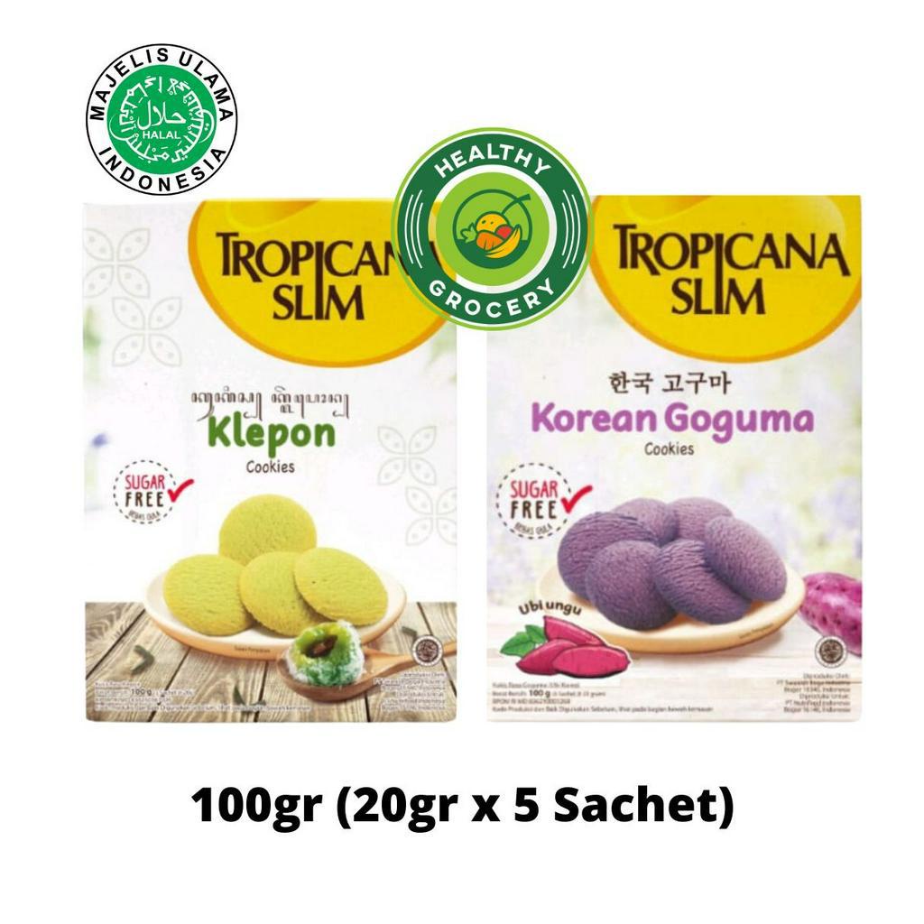 Tropicana Slim Klepon Cookies 100gr Contents 5 Sachets/Korean Goguma ...