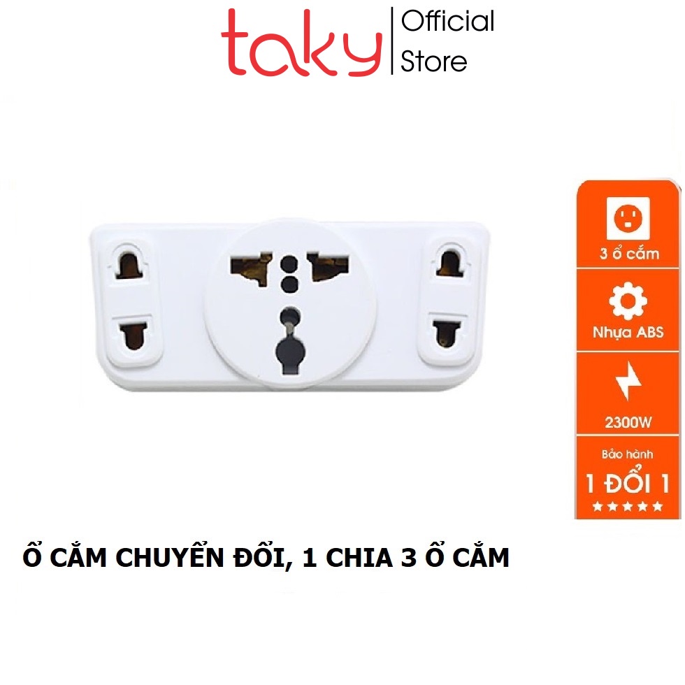 Plugs - Taky, Split Socket 3 And Socket Convert From 3 Pin To 2 Stroke ...