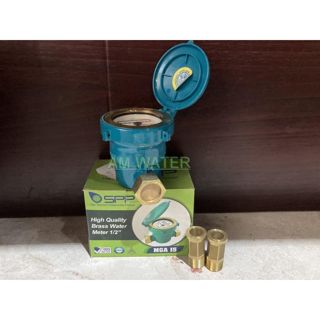 SPP Brass Water Gauge Meter 1/2" (4 Inch) | Shopee Philippines