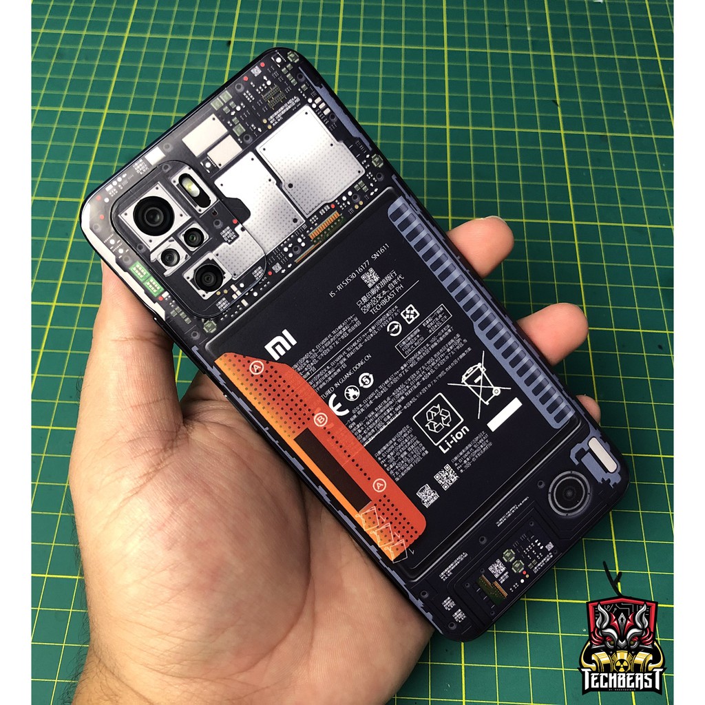 3M Teardown Redmi Note 10 10S 10pro 5G Skin Vinyl POCO Redmi Xiaomi Mi ...
