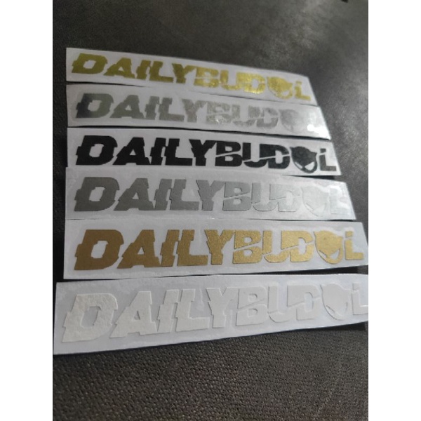 dailybudol decal sticker for motorcycle | Shopee Philippines