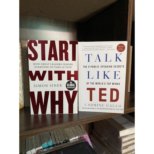 Start With Why + Talk Like Ted Book Bundle [Original] | Shopee Philippines