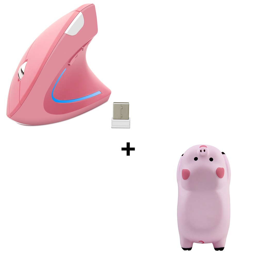 2.4Ghz Wireless Vertical Mouse Right Hand 6D Ergonomic USB Optical ...