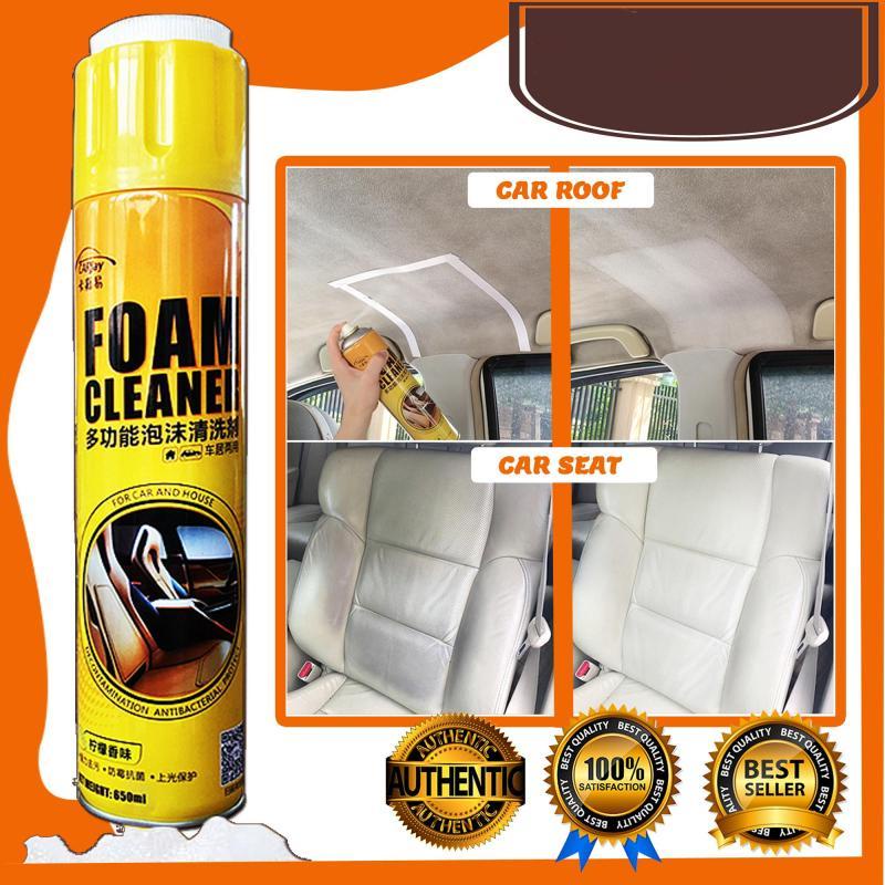 BEST SELLING Multi-Purpose Foam Cleaner Spray | Car Interior Exterior Household 650ml | Shopee ...