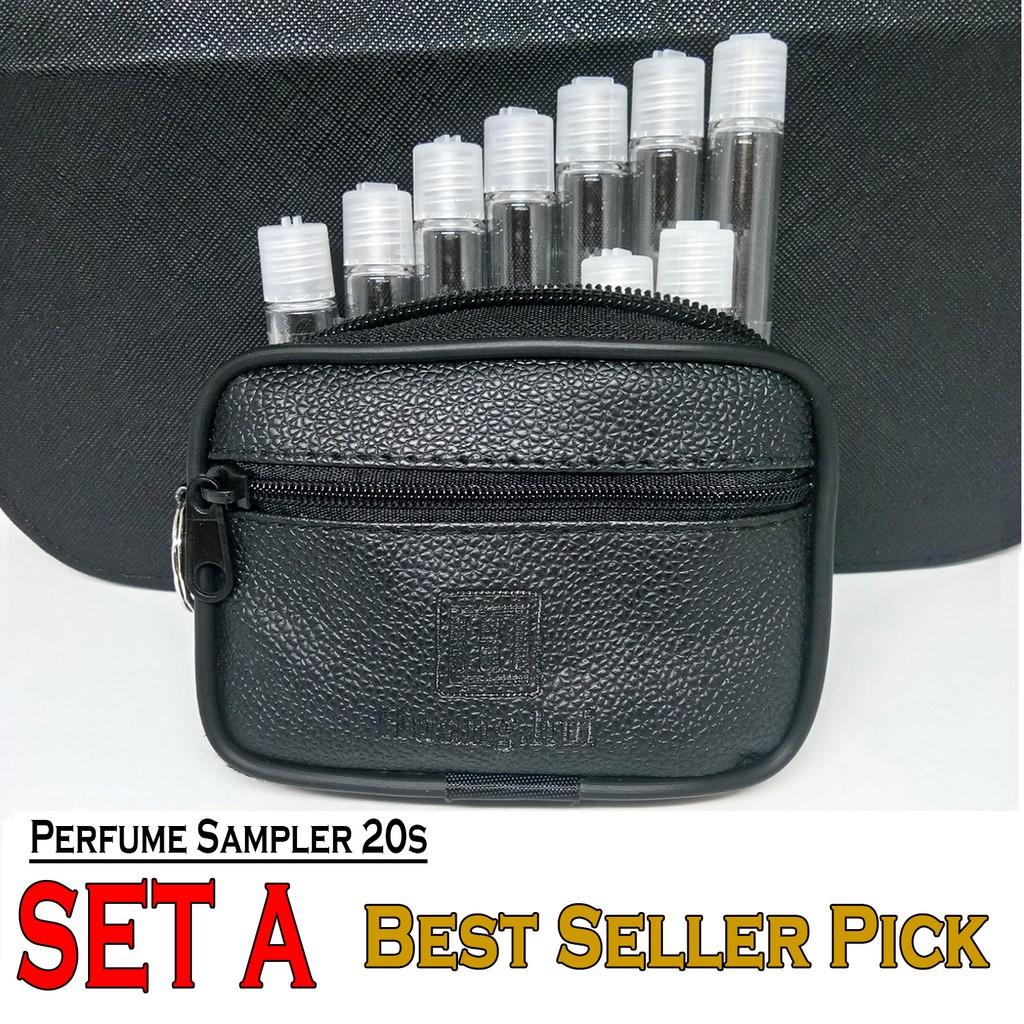 Your Perfume Sampler Collection 20's with wallet tester pouch | Shopee ...
