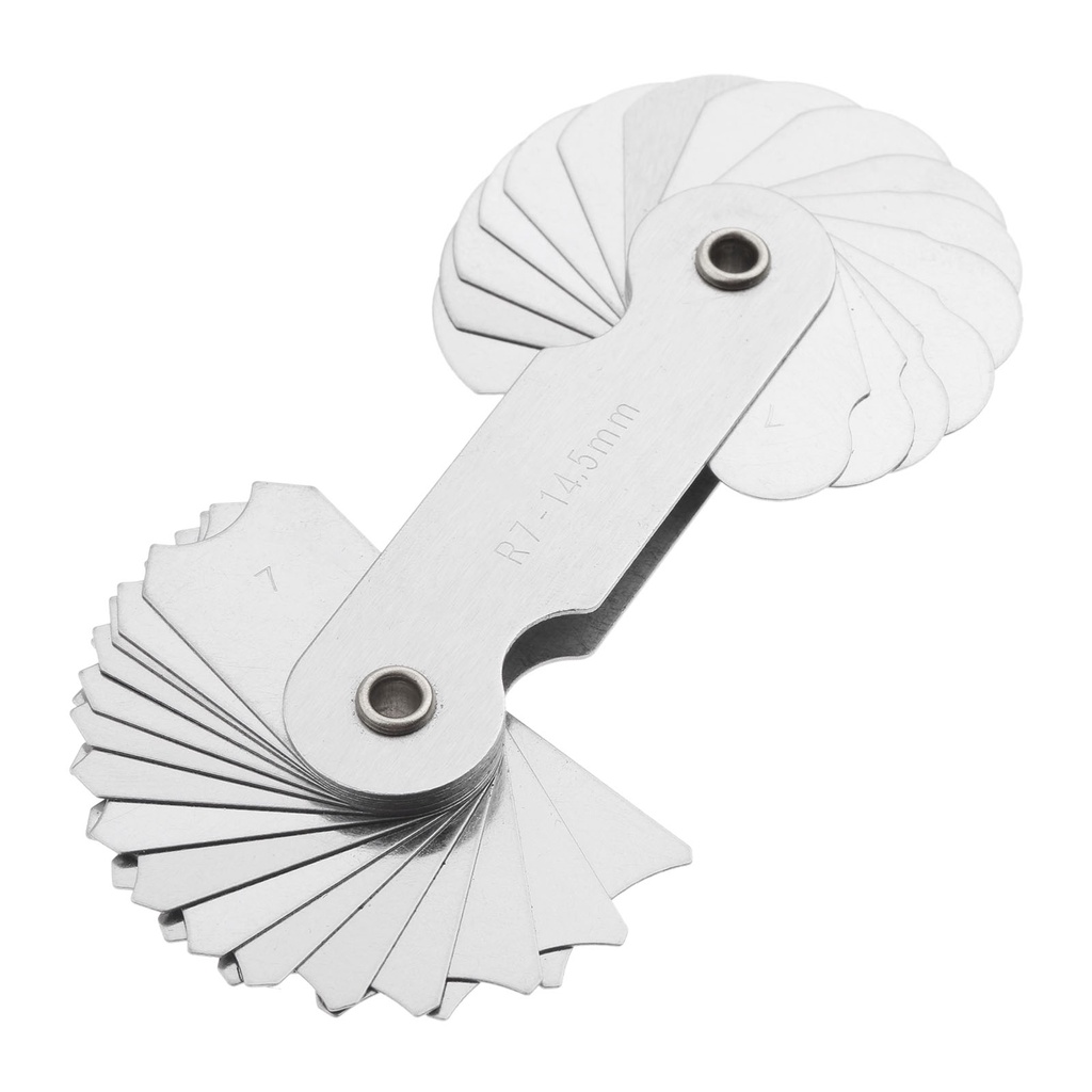 Stainless Steel R7-14.5mm Radius Fillet Gauge Gage Measuring Tool ...