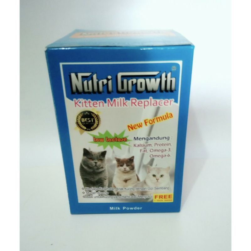 Mom CAT MILK KITTEN AND ADULT NUTRI GROWTH 1 BOX (11 SASHET) | Shopee ...