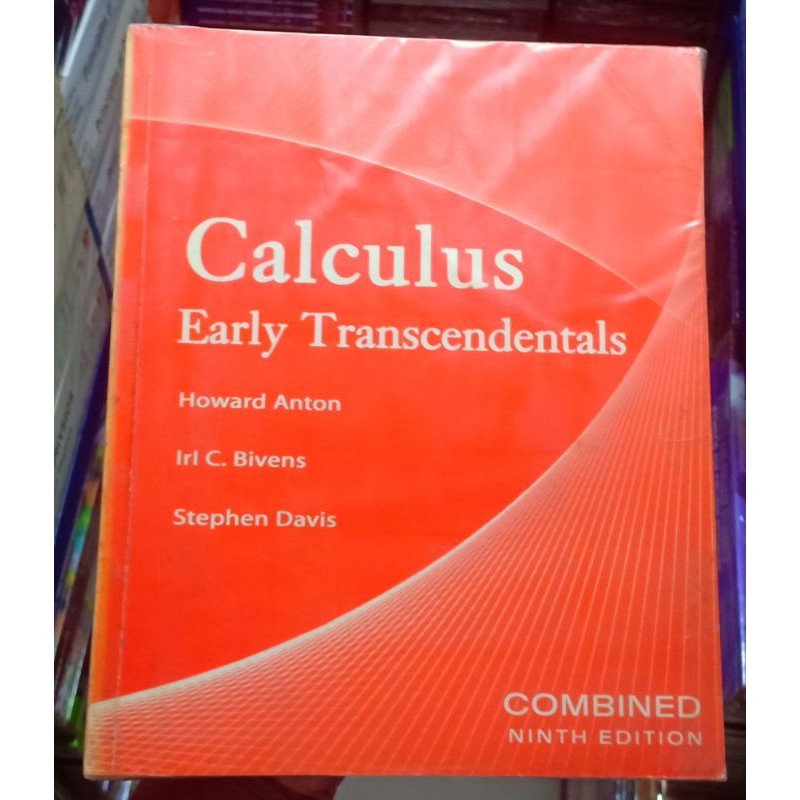 Calculus early transcendentals by Anton | Shopee Philippines