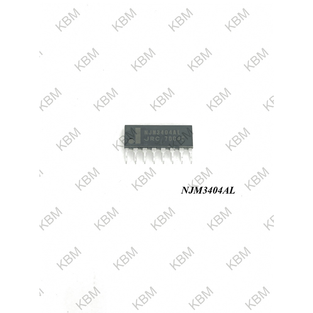 Integrated Circuit (IC) NJM3404AL NJM4558L NJM4580=4580 NJM4580D=4580D NJU7024D NJU7312A ...