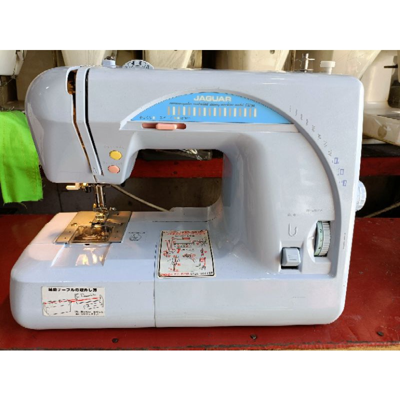 sewing machine portable heavy duty Jaguar brand automatic pushbutton 12 ...