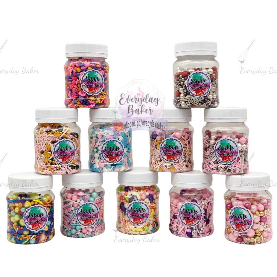 EVERYDAY BAKER- Edible Confetti Sprinkles | Shopee Philippines