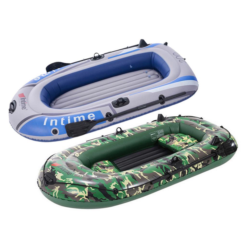 2-3 Person Inflatable Boat Raft Kayak Canoe Set With Air Pump Rope ...