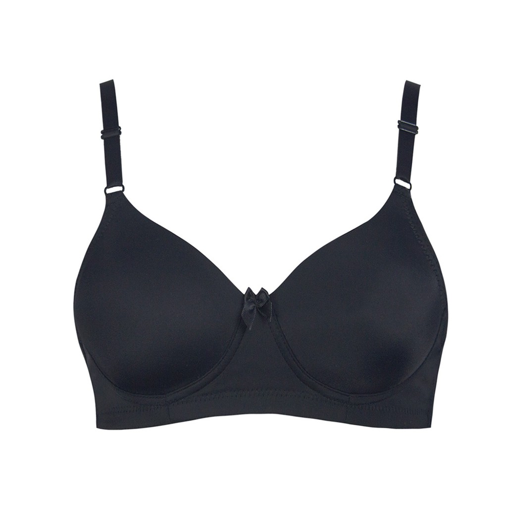 BARBIZON 100% Authentic Ladies Non Wire Full Cup Bra Black | Shopee ...
