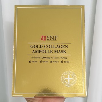 [SNP] Gold Collagen Ampoule Mask 25 ml × 5 facial sheets#Directly from ...