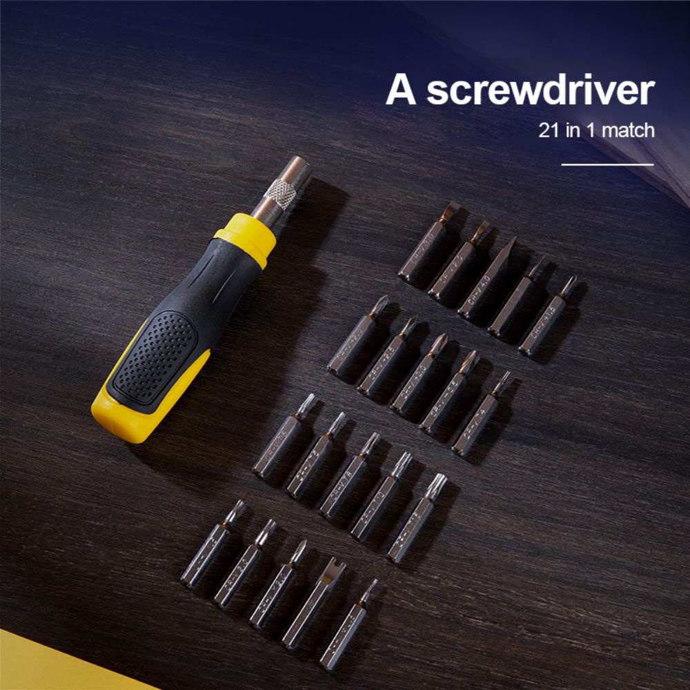 Deli 21-IN-1 Precision Screw Driver Set Screwdriver Set Hand Tools Repair Screwdriver DL1021D ...