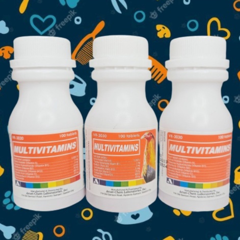 [VET SUPPORT II] 3 BOTTLES MULTIVITAMINS VITAMIN B12 FOR GAMEFOWL ...