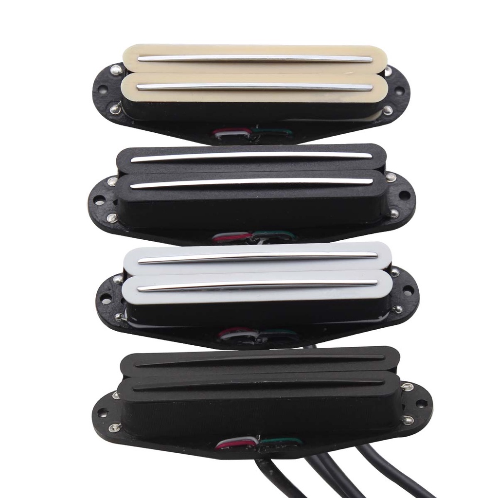 FLEOR Alnico 5 Hot Dual Rails Pickup Dual Humbucker Guitar Pickup ...