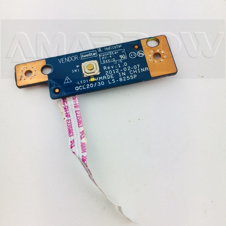 Original Laptop Power Button Board Switch Board for DELL 3560 V3560 LS ...