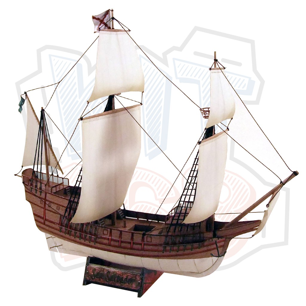 Spanish Galleon ship paper model ver 2 | Shopee Philippines