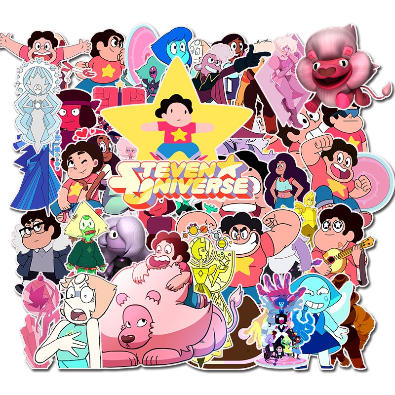 50PCS Steven Universe Waterproof Sticker Skateboarding Snowboard Retro ...