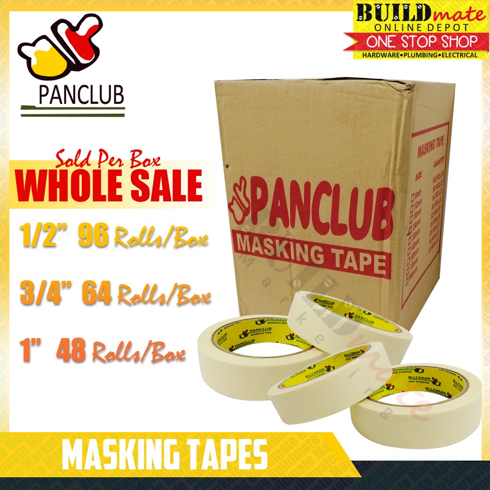 OMEGA Masking Tape (WHOLESALE) SOLD PER BOX 1" / 1/2" / 3/4" | Shopee ...
