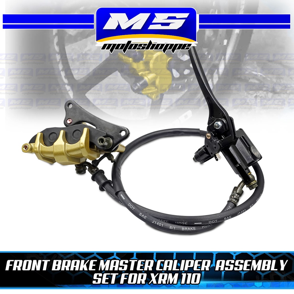 FRONT BRAKE MASTER CALIPER ASSEMBLY SET FOR XRM110 - MOTOSHOPEE ...