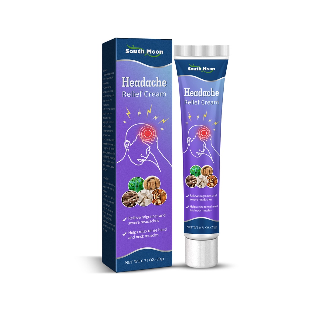 South Moon Headache Soothing Care Cream Body Relieving Dizziness Care ...