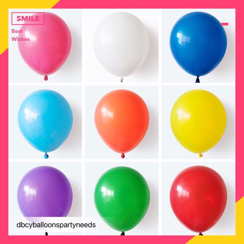 100pcs size10 standard balloon ordinary latex quality balloon birthday ...