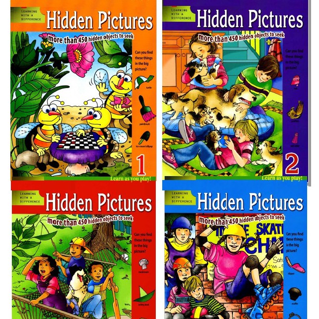 (067) HIDDEN PICTURES GAMES EXERCISE | Shopee Philippines