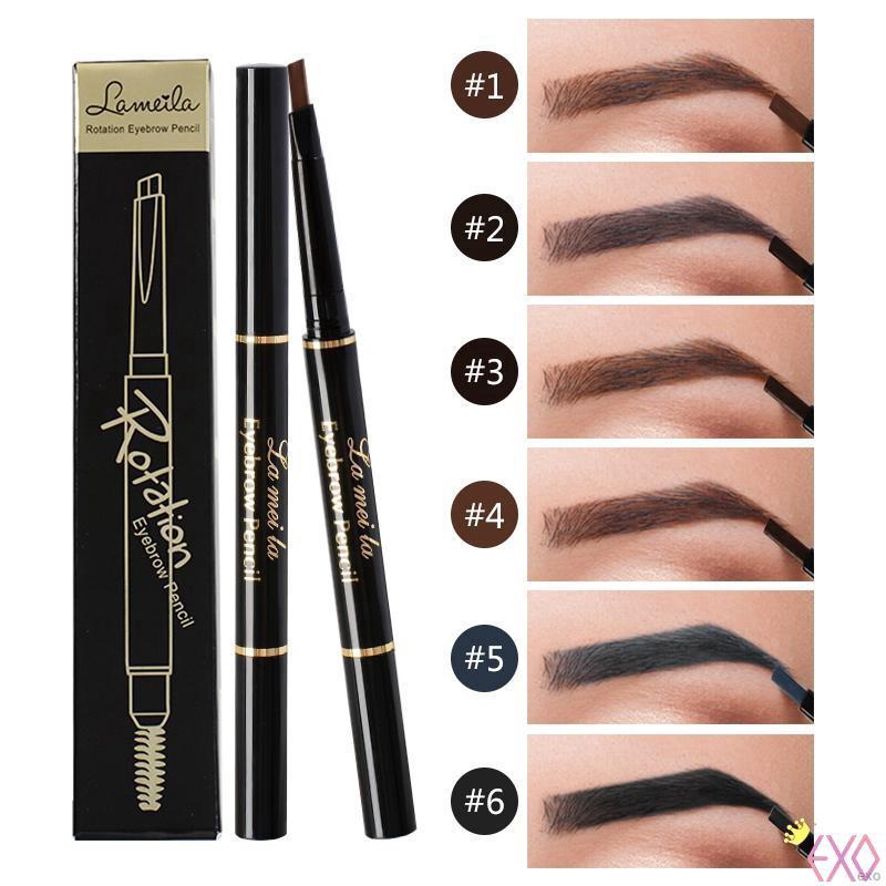 LAMEILA Double-End Automatically Rotate Eyebrow Pencil Long | Shopee ...