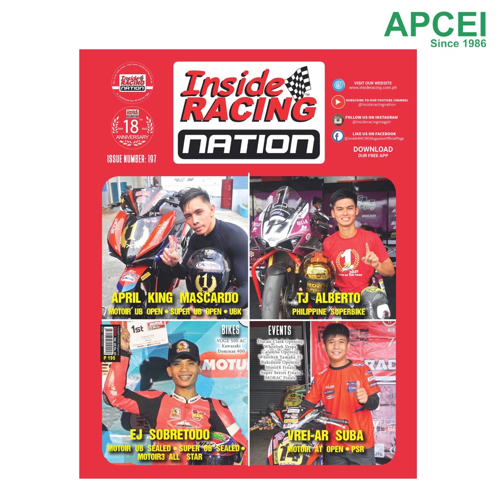 Inside Racing Vol 19 No.10 Issue No.197 | Shopee Philippines