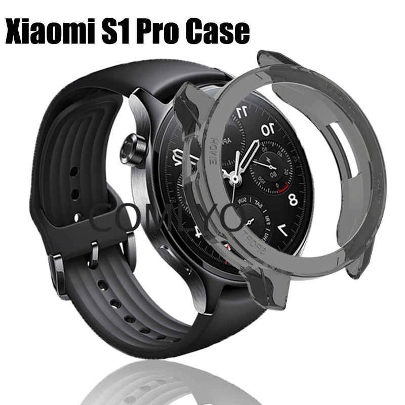 For Xiaomi watch S1 Pro Case TPU Soft Bumper Cover Smartwatch Shell ...