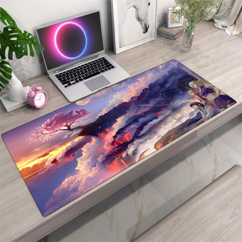 Mouse Pad Gaming Accessories Gabinete Gamer Keyboard Anime Desk Mat Non ...
