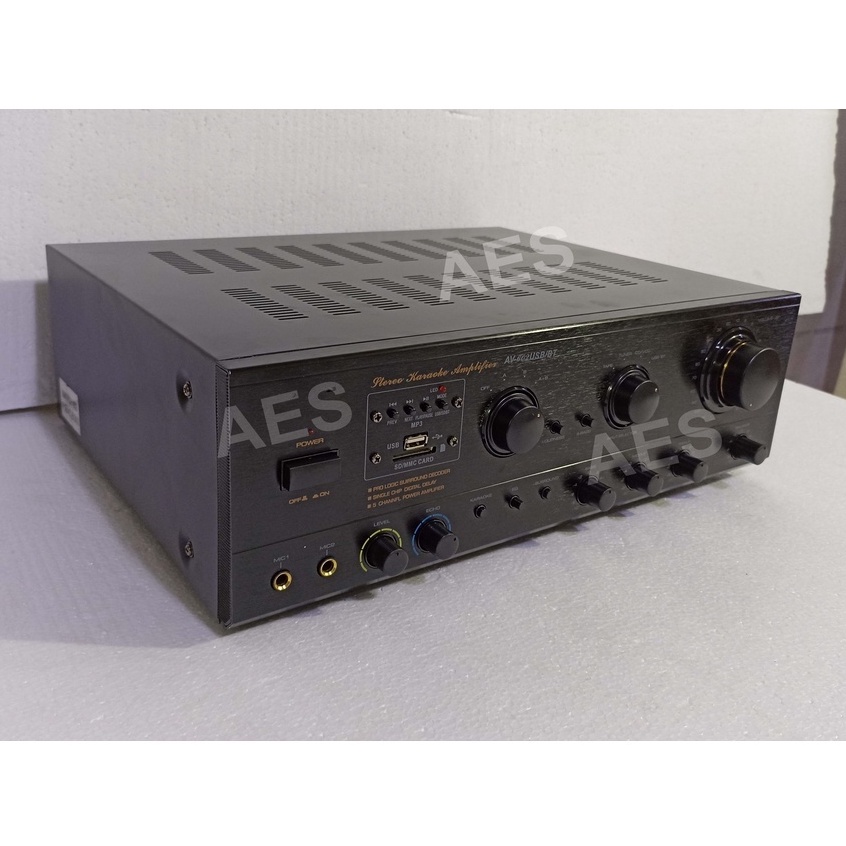 AV-602 Amplifier With Bluetooth 8PCS Transistor | Shopee Philippines